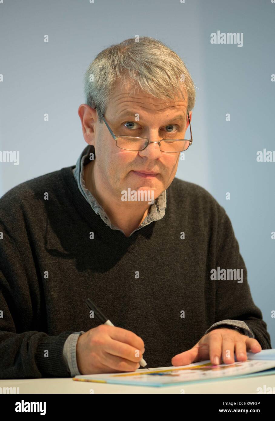 Axel Scheffler , at the 66th Frankfurt Book Fair in Frankfurt Main ...