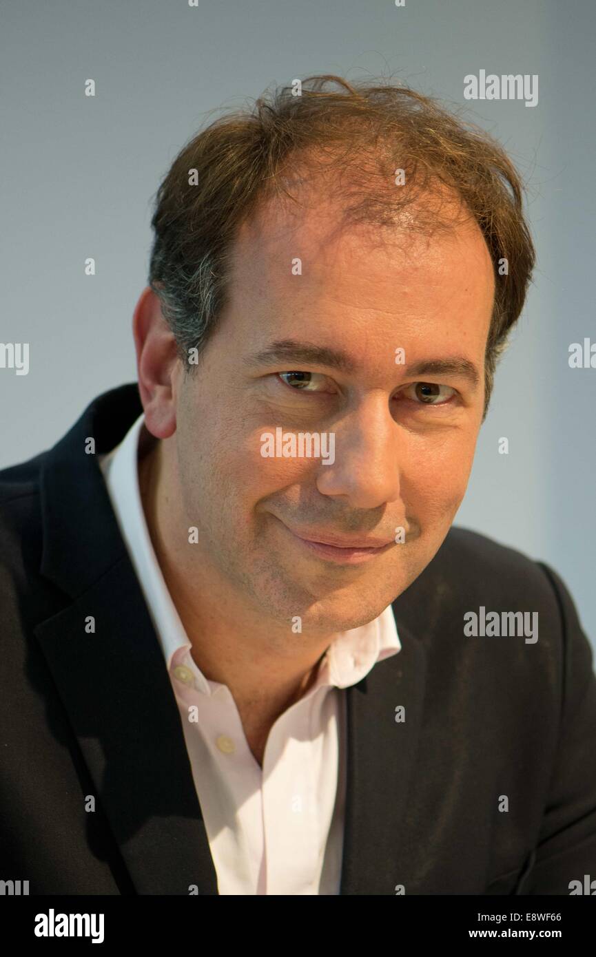 Niklas Maak , at the 66th Frankfurt Book Fair in Frankfurt Main ...