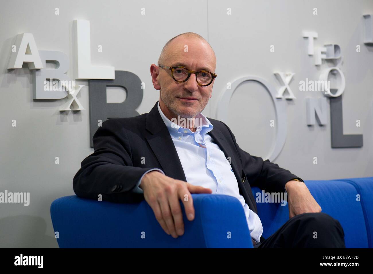 Ulrich Raulff, at the 66th Frankfurt Book Fair in Frankfurt Main ...