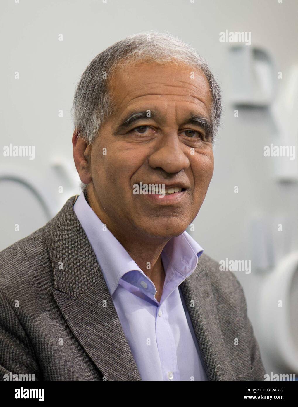 Mojib Latif, at the 66th Frankfurt Book Fair in Frankfurt Main, Germany ...