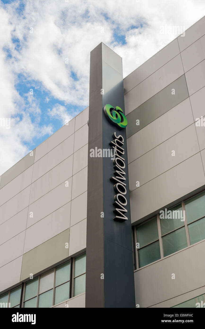 Woolworths shop front and signage Stock Photo - Alamy