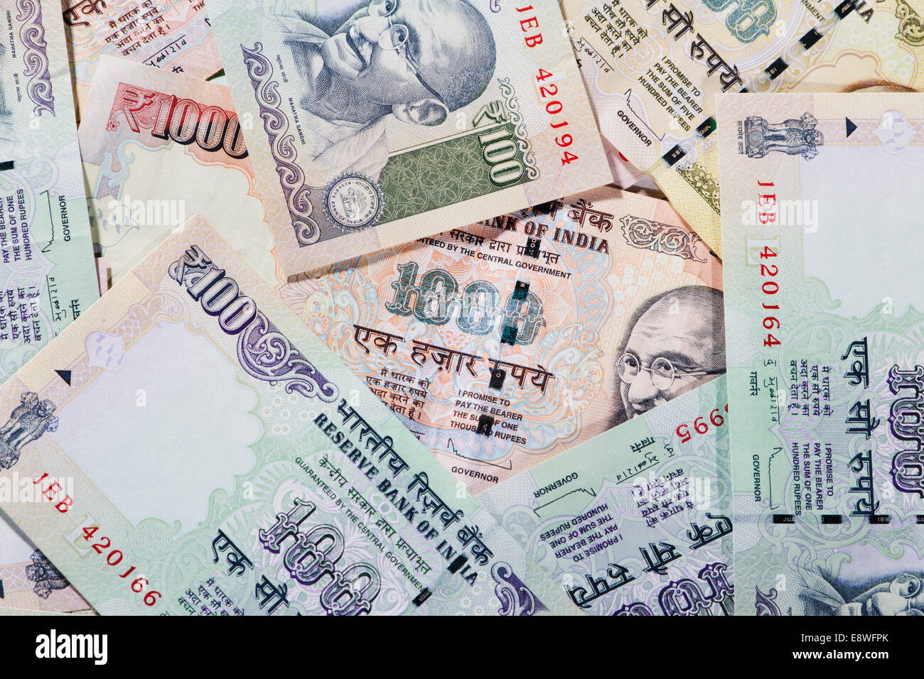 indian Cash Abundance Stock Photo - Alamy