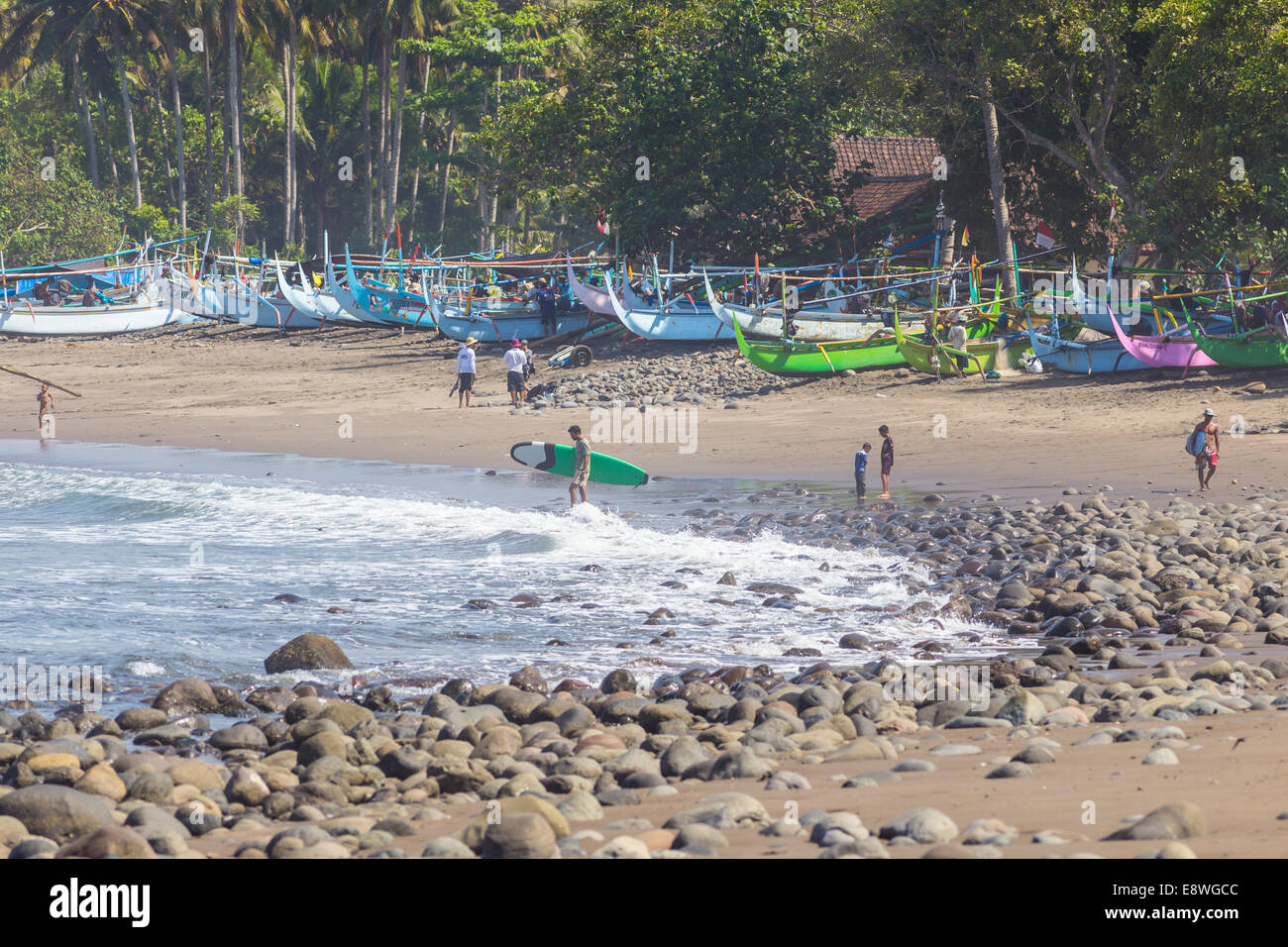 Medewi surf hi-res stock photography and images - Alamy