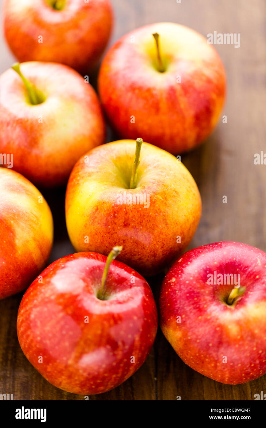 Hand dipped caramel apples decorated for Halloween Stock Photo - Alamy