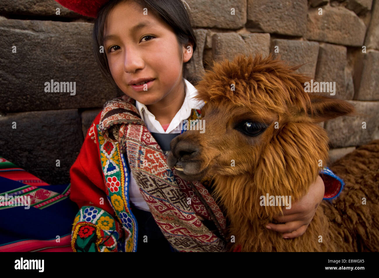 Lama girl hi-res stock photography and images - Alamy