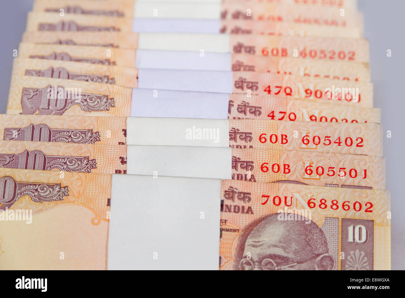 indian Currency Series Stock Photo - Alamy