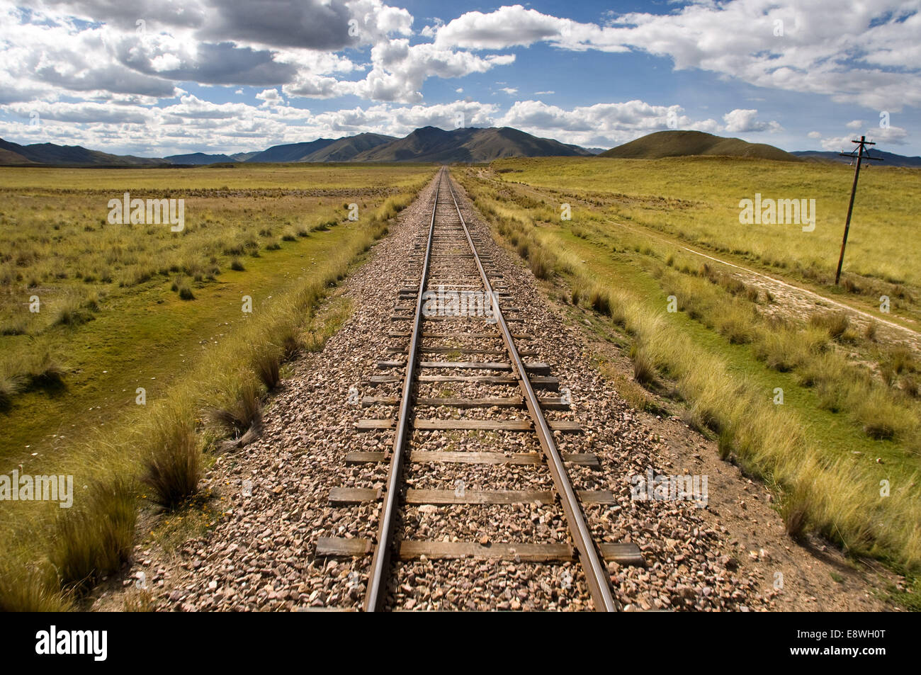 Andean Explorer, luxury train from Cusco to Puno. Peruvian altiplano ...