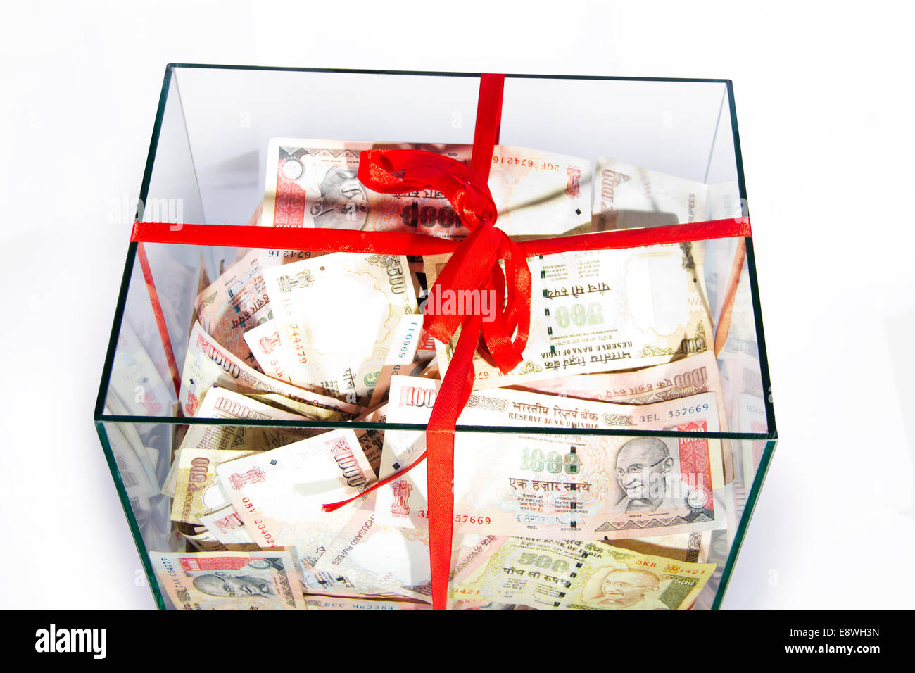 indian Currency Deposit Box Stock Photo - Alamy