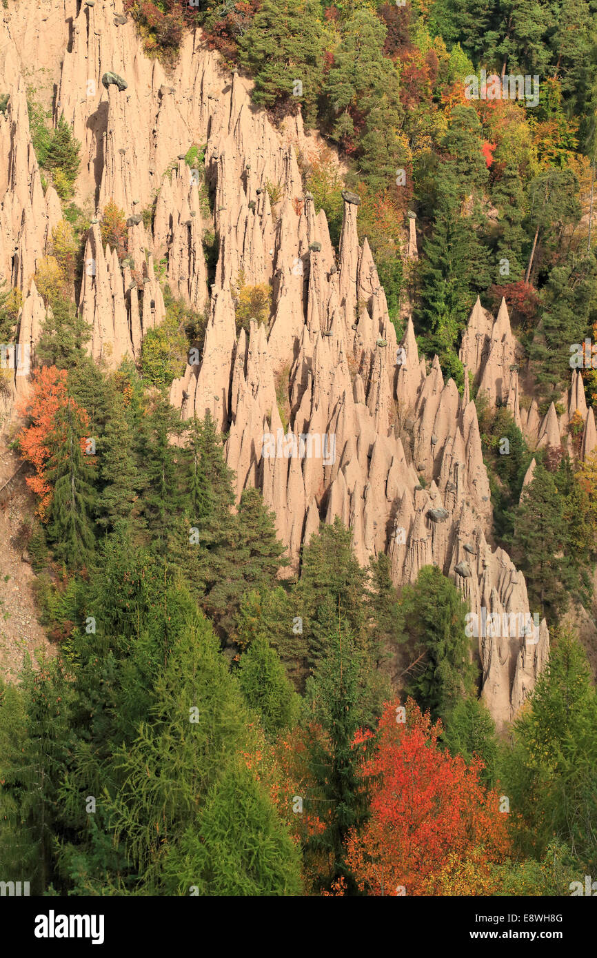 Earth pyramids Ritten Stock Photo - Alamy