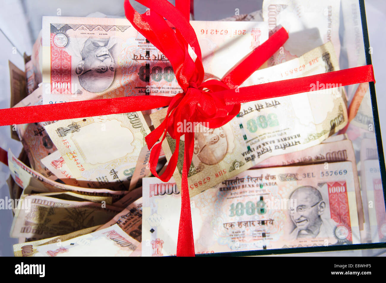 indian Currency Deposit Box Stock Photo - Alamy