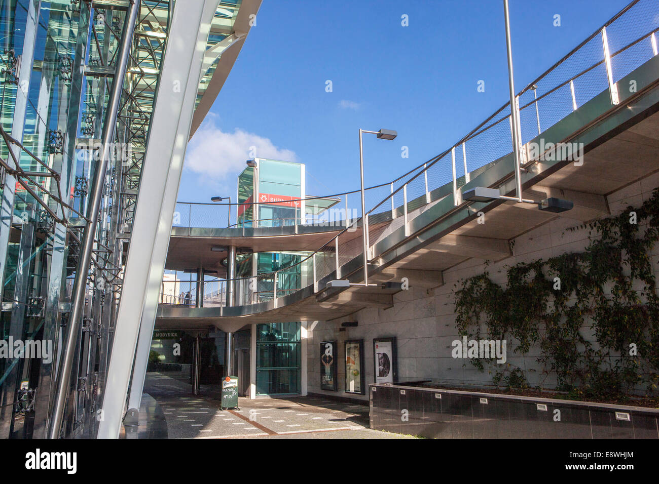 Prague station Strizkov Metro, modern design architecture, Prague ...