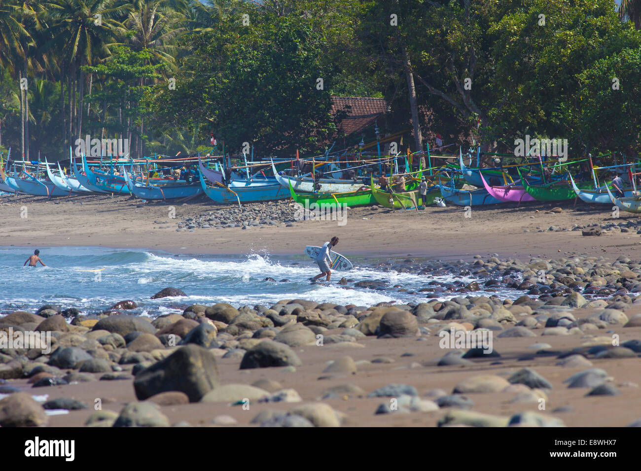 Medewi surf hi-res stock photography and images - Alamy