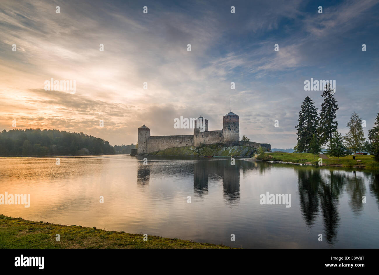 Olavinlinna fortress hi-res stock photography and images - Alamy