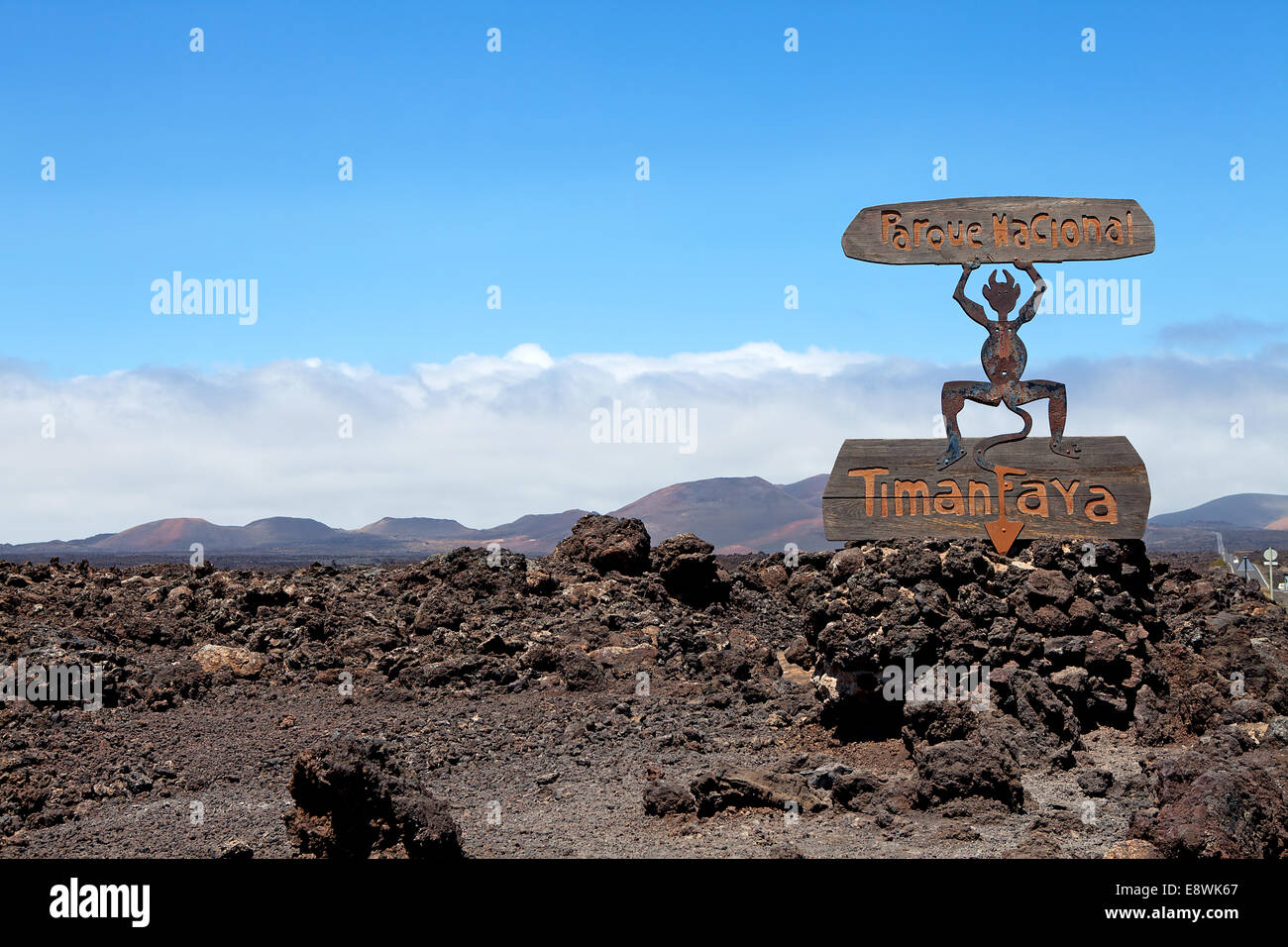 Canary islands lanzarote devil symbol hi-res stock photography and images - Alamy
