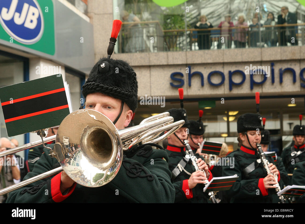 Band and bugles of the rifles hi-res stock photography and images - Alamy