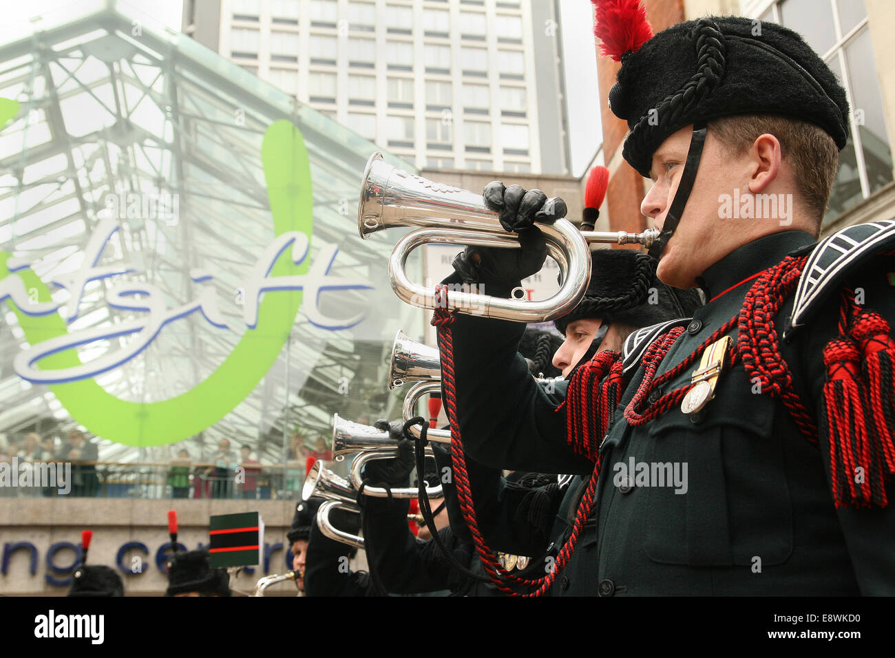 Band And Bugles Of The Rifles High Resolution Stock Photography and ...