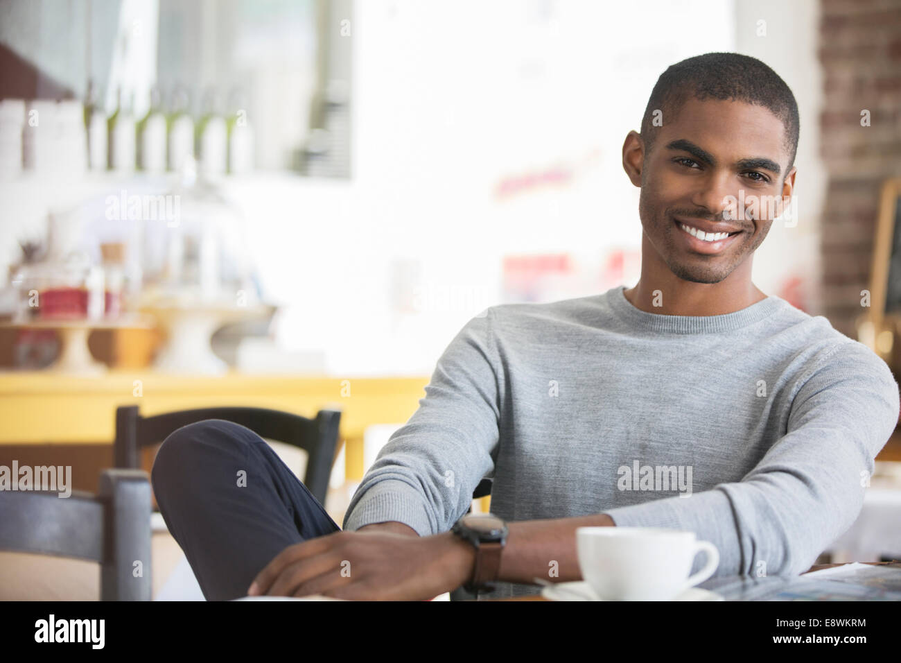 Man coffee cafe hi-res stock photography and images - Alamy
