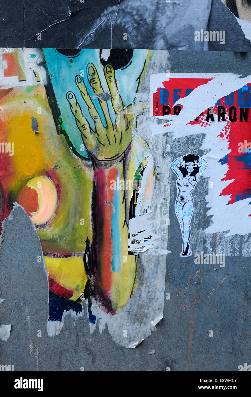 Ripped posters torn poster hi-res stock photography and images - Alamy