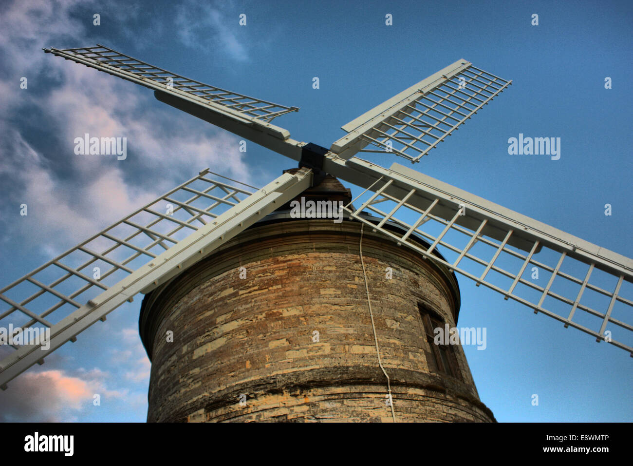 Chesterton Windmill sails Stock Photo - Alamy