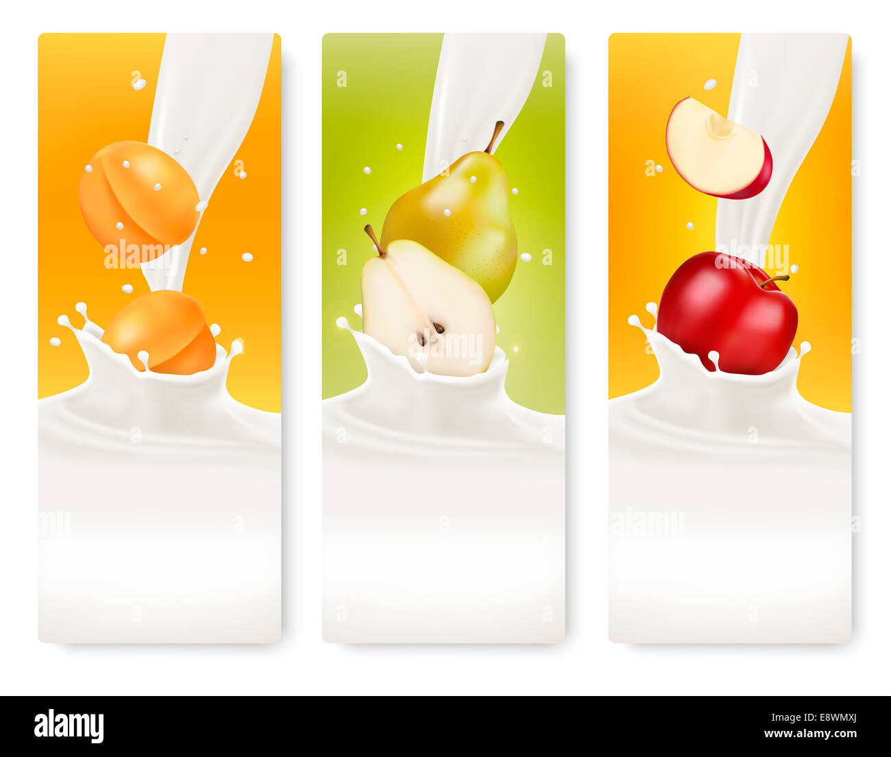 Banners apple Cut Out Stock Images & Pictures - Alamy
