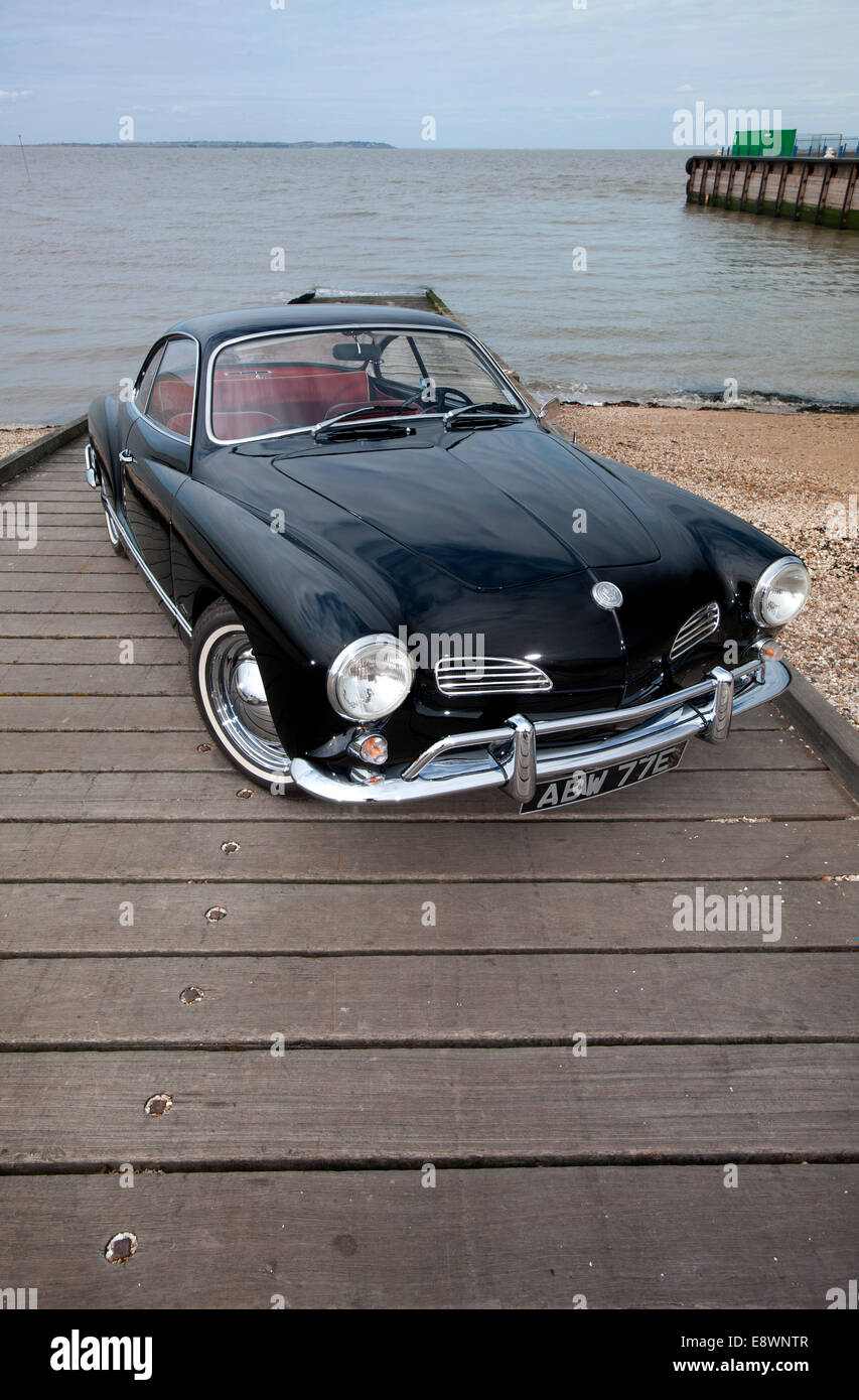 Volkswagen Karmann Ghia Type 14 coupe, German classic car Stock Photo ...
