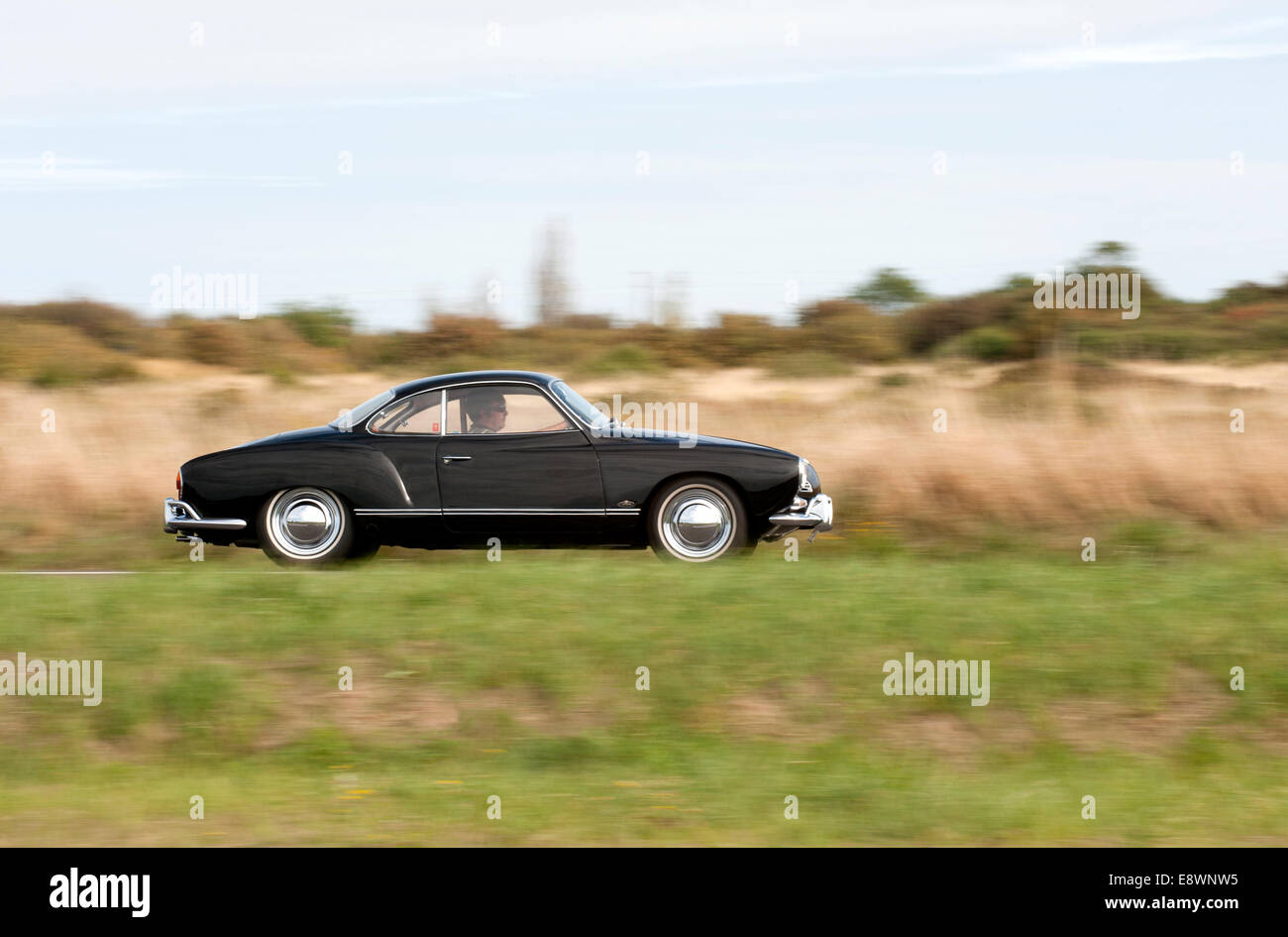 Volkswagen Karmann Ghia Type 14 coupe, German classic car Stock Photo ...
