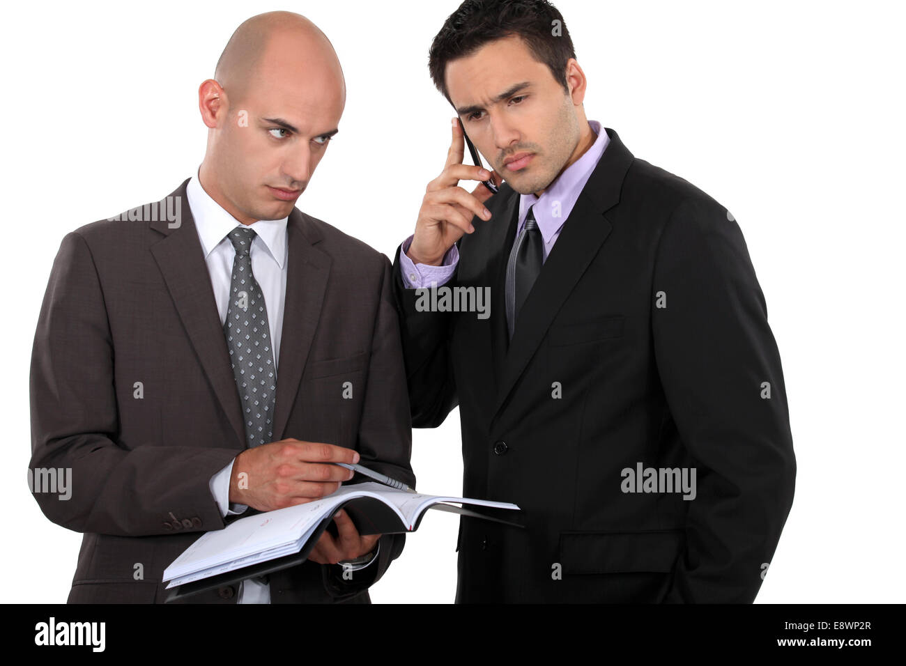 businessman having a very important conversation on his cell Stock ...