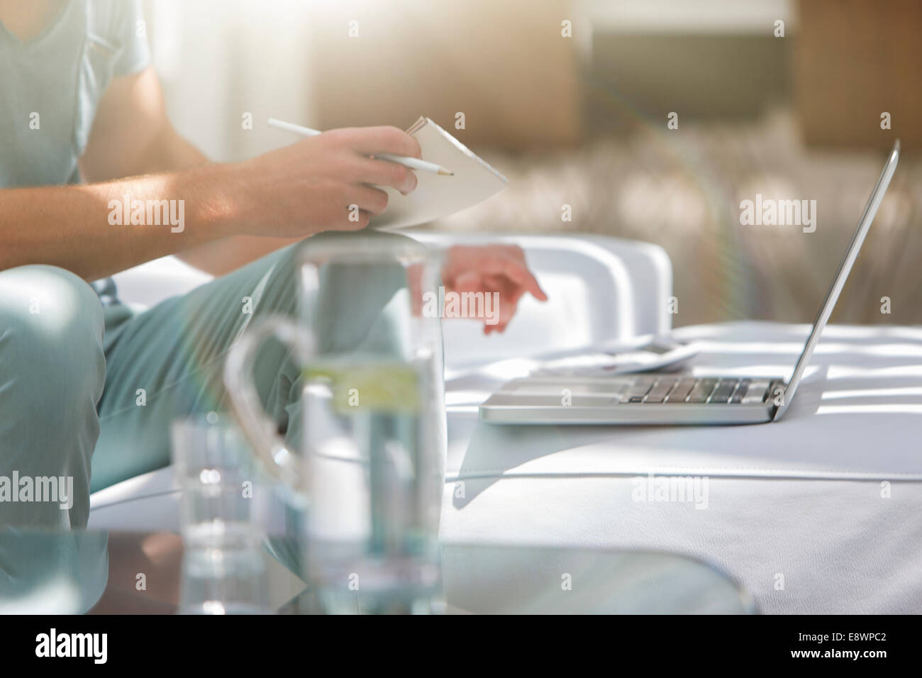 Paying bills online and close up hi-res stock photography and images ...