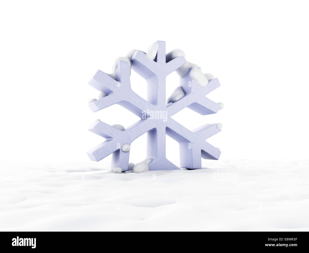 3d snowflake hi-res stock photography and images - Alamy
