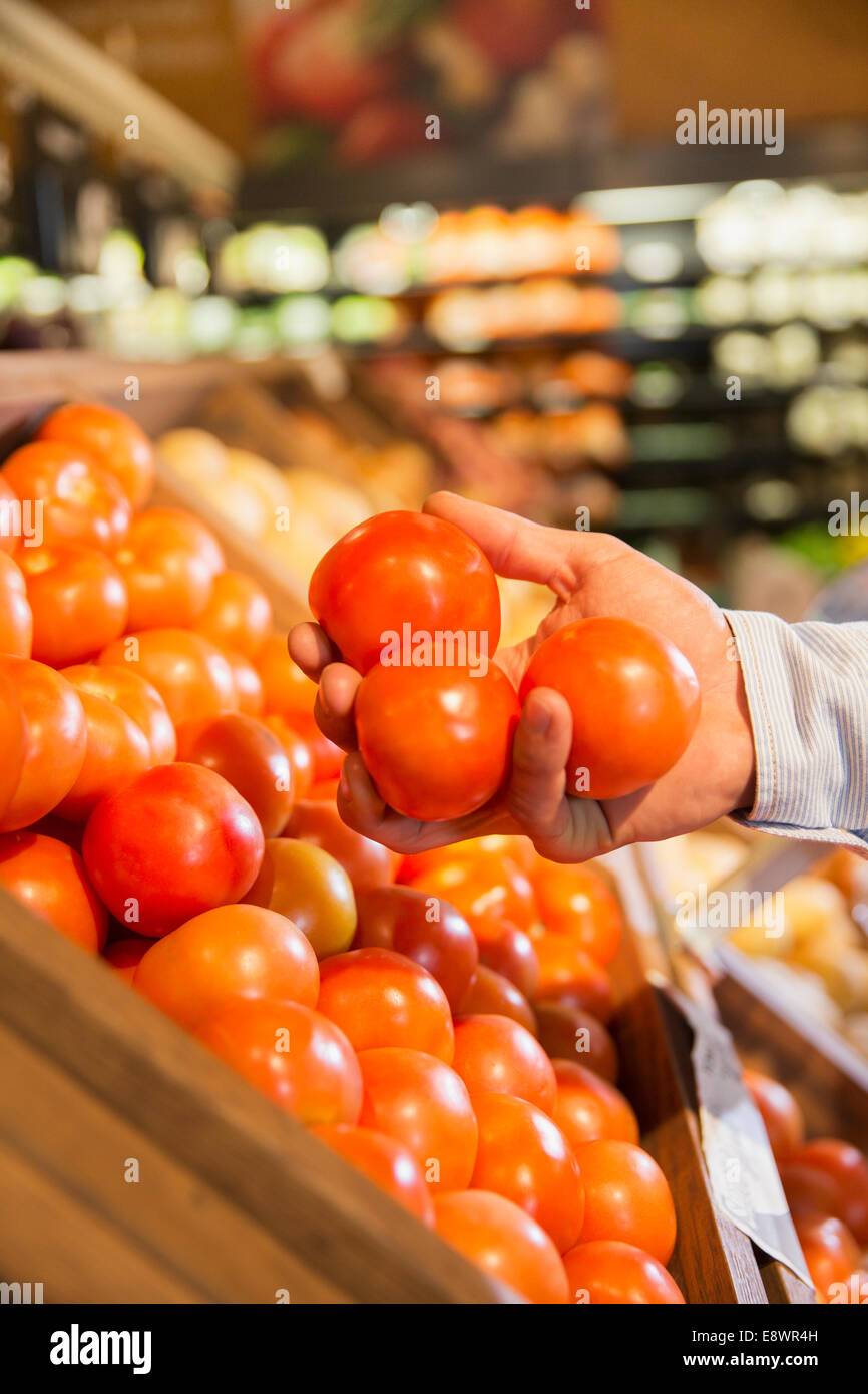 Fruit vegetable section in supermarket hi-res stock photography and ...