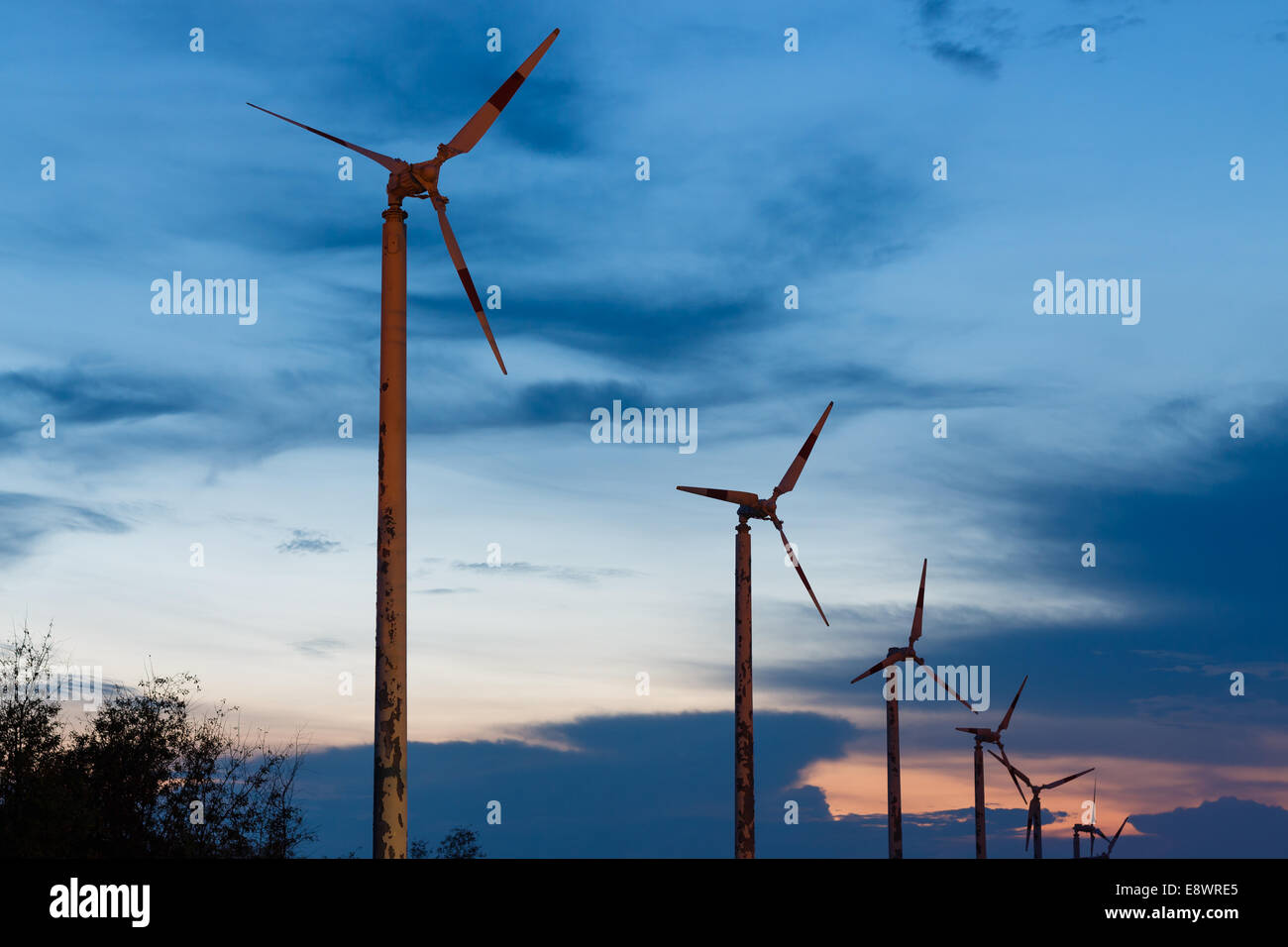 Old wind turbine hi-res stock photography and images - Alamy