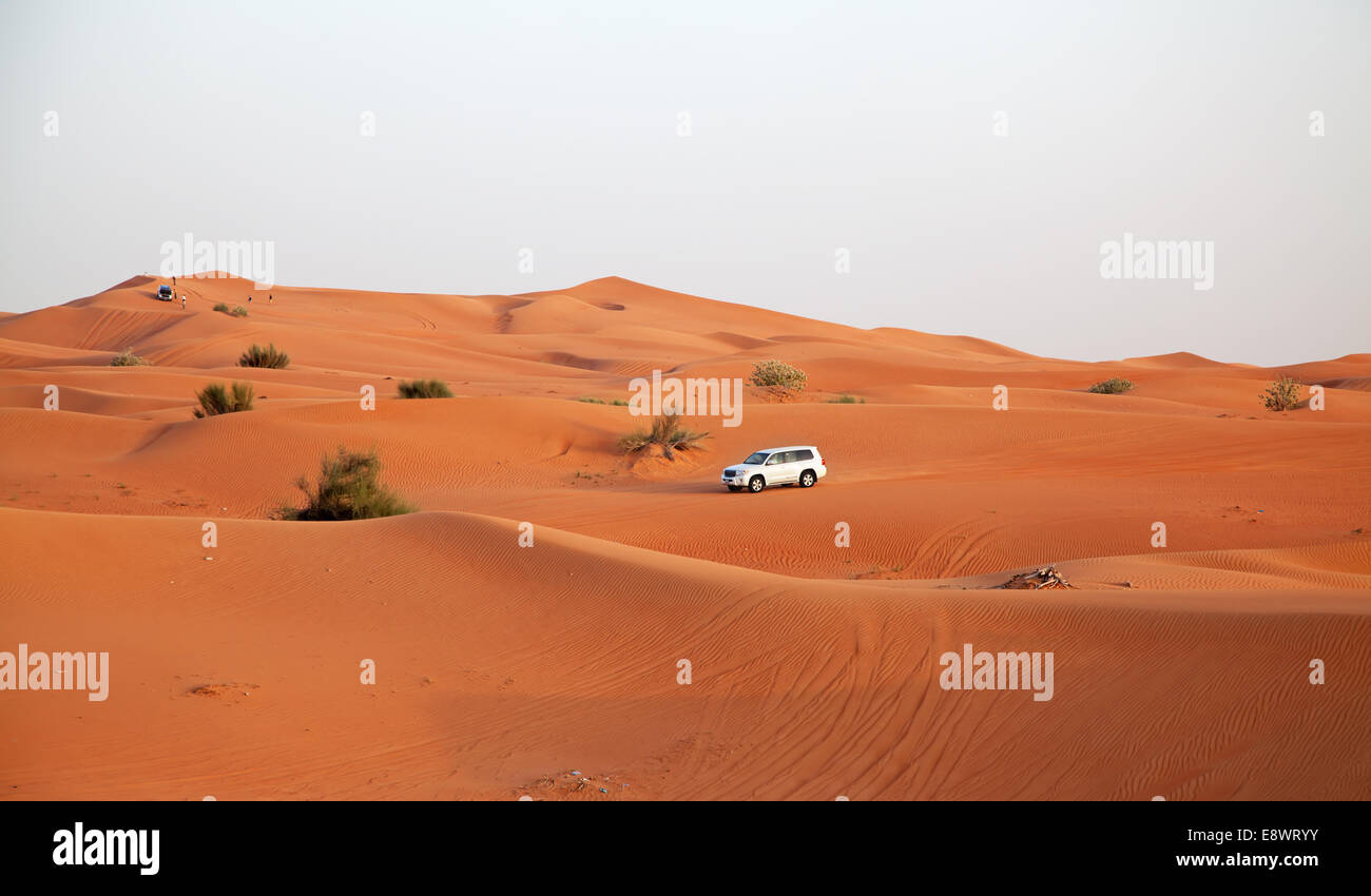 Red sand "Arabian desert" near Dubai, United Arab Emirates Stock Photo ...