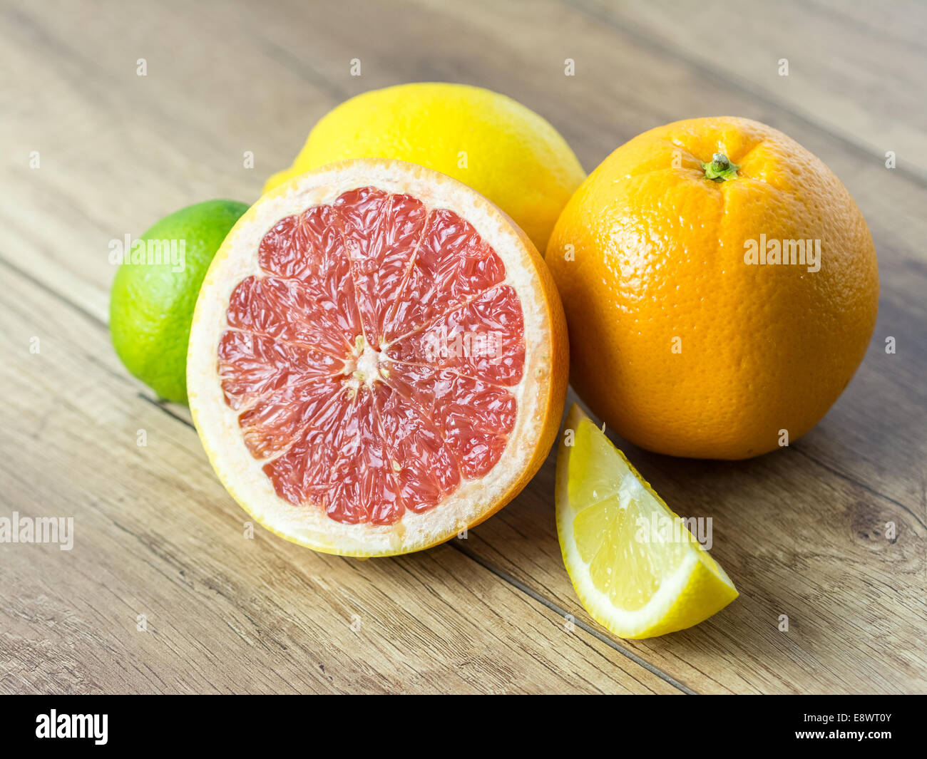 Citrus Summer Fruits Close Up Stock Photo - Alamy
