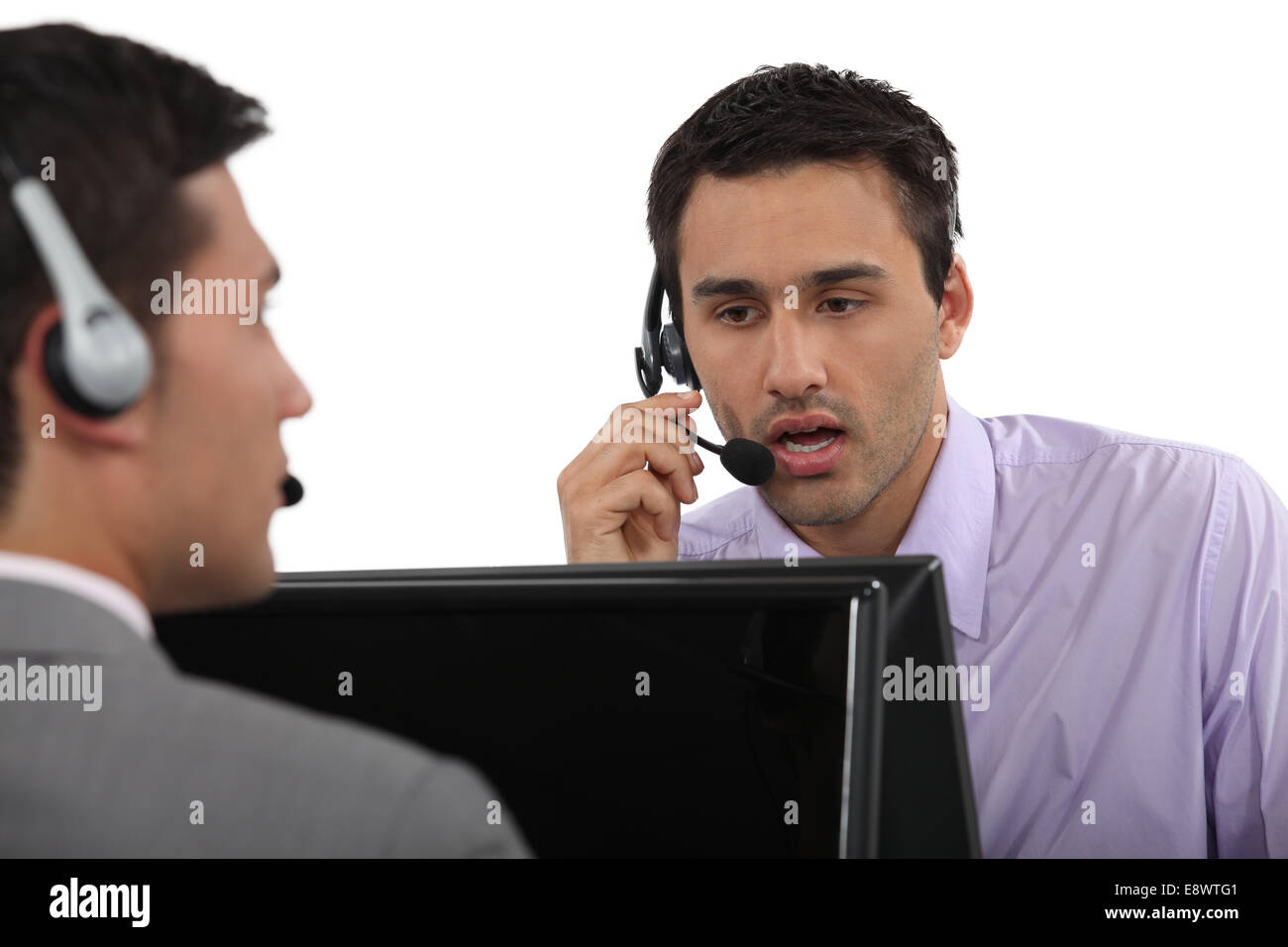 Customer service agents Stock Photo - Alamy