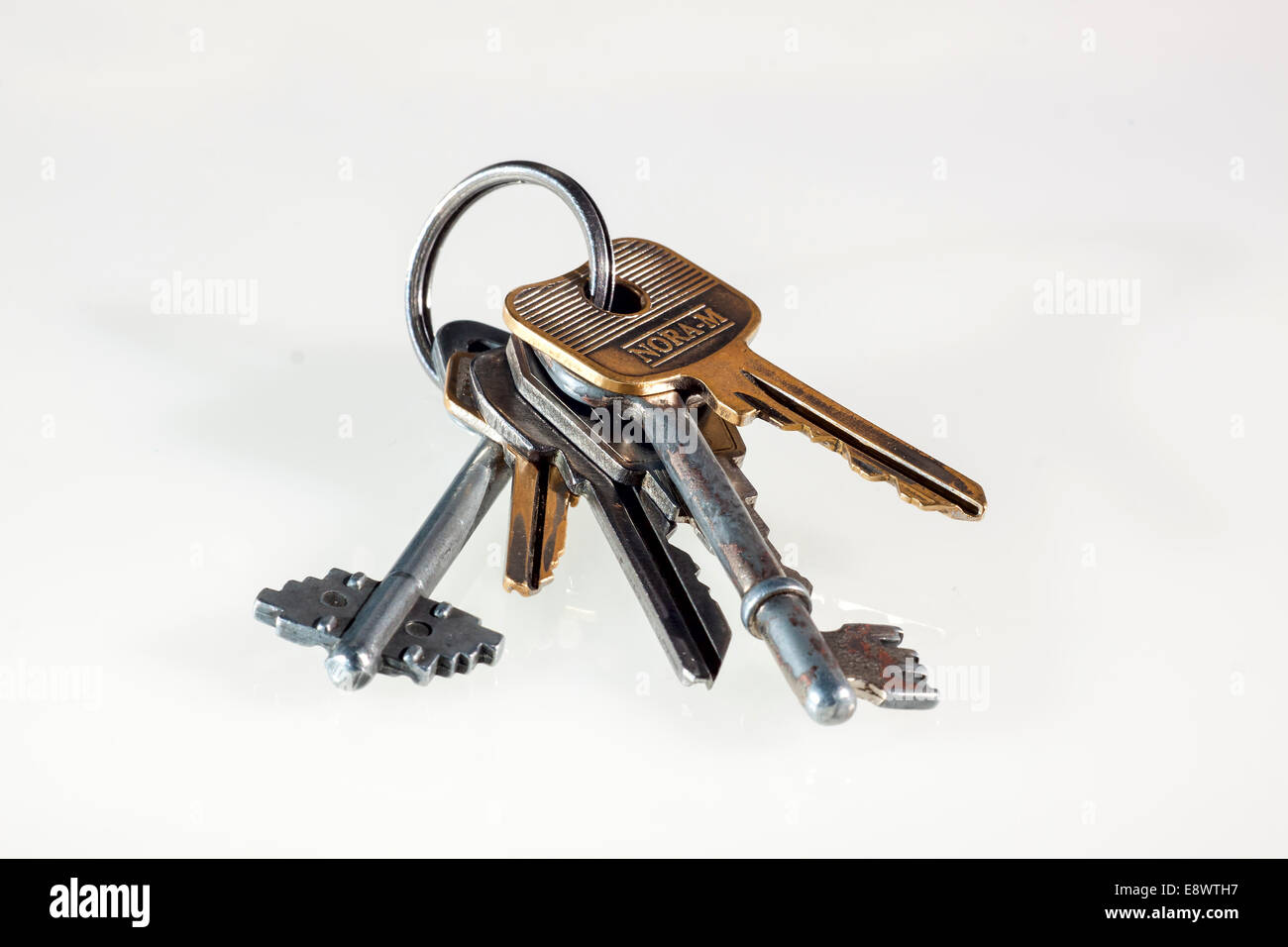 Keychain, ring, metallic, isolated, key, label,metal Stock Photo - Alamy