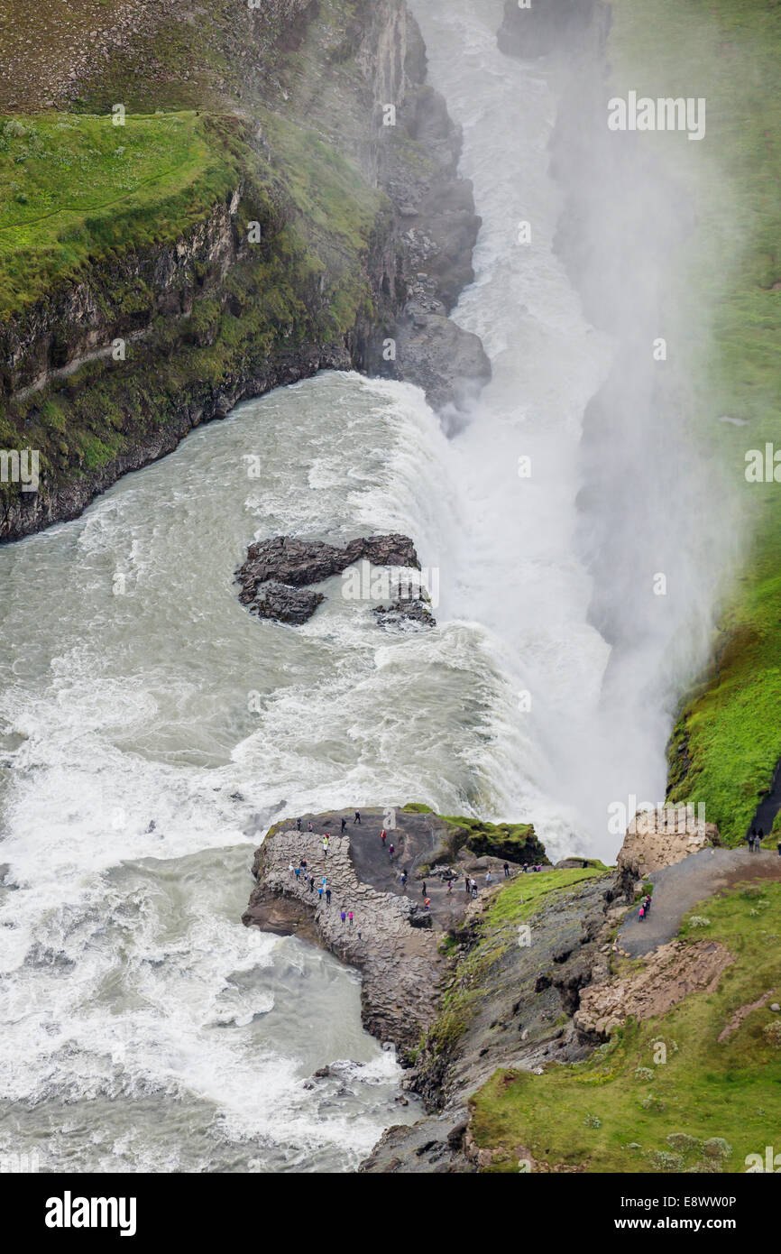 Aerial top view beautiful waterfall hi-res stock photography and images ...