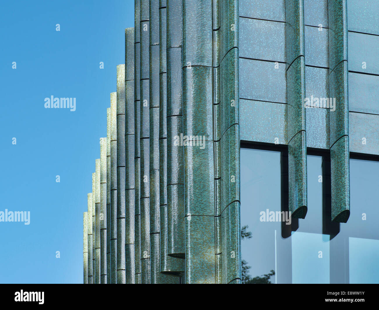 Window detail of the Holburne Museum Extension, Bath. Modern extension ...