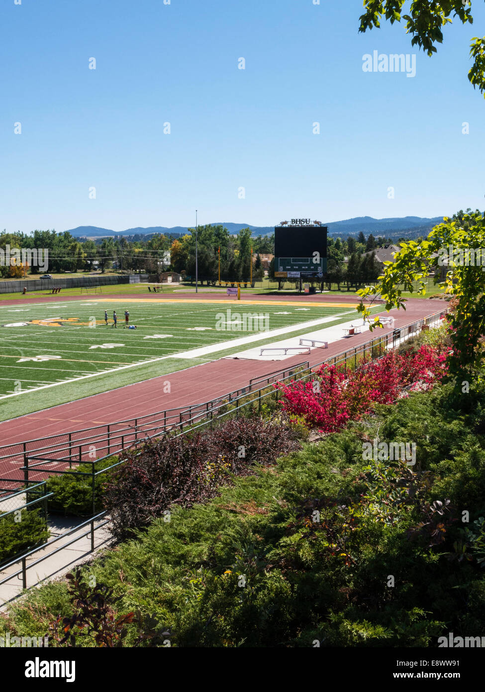 Lyle Hare Stadium, Black Hills State University, Spearfish, SD, USA ...