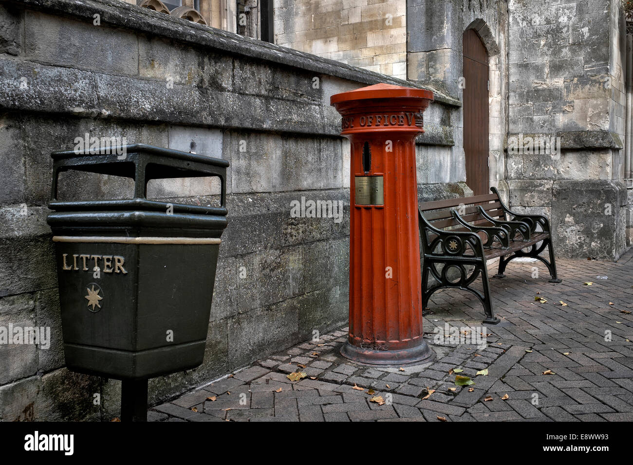 Victorian letter box at Banbury Oxfordshire England UK Europe Stock ...