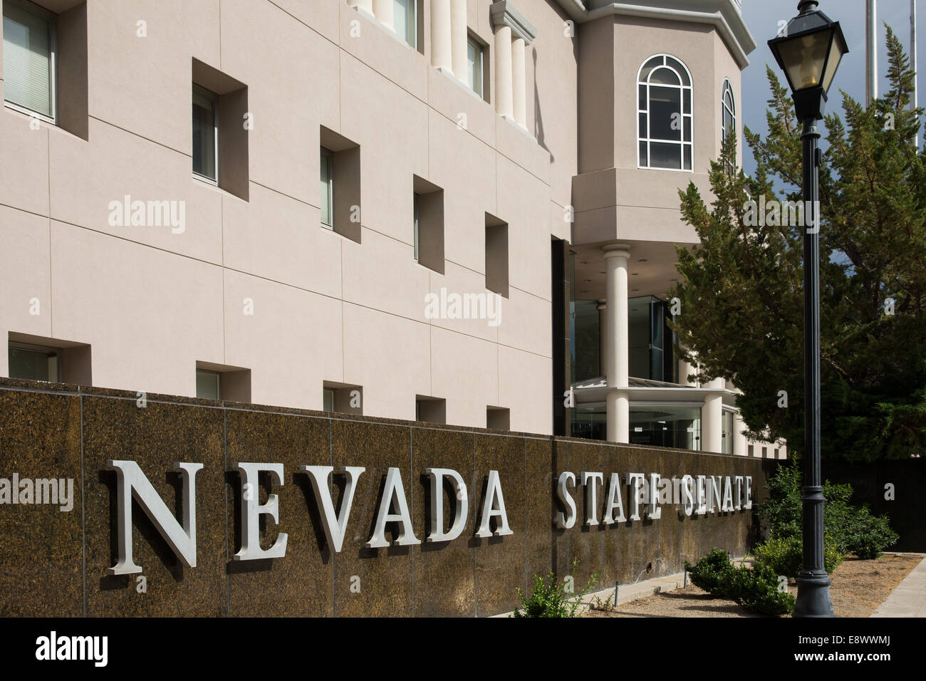 Nevada State Senate in Carson City, the Nevada state capital Stock ...