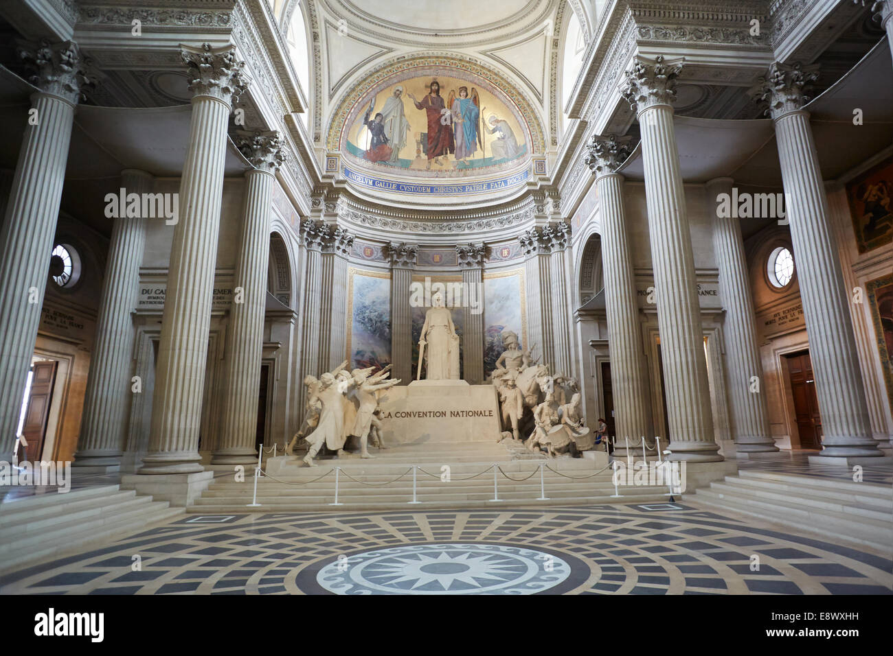 Pantheon interior in Paris, France Stock Photo - Alamy