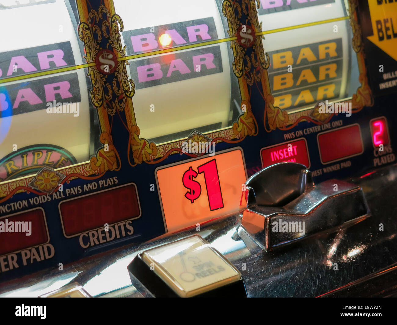 Electronic Slot Machines, Casino Floor, Deadwood, SD, USA Stock Photo ...