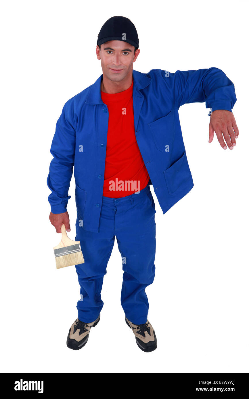 Goodlooking male painter hi-res stock photography and images - Alamy