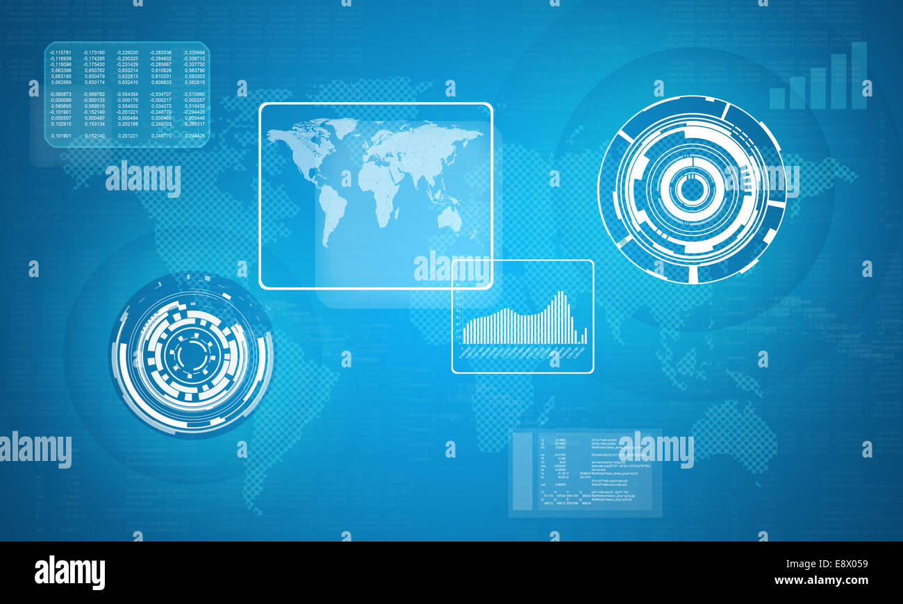 World map graphs hi-res stock photography and images - Alamy