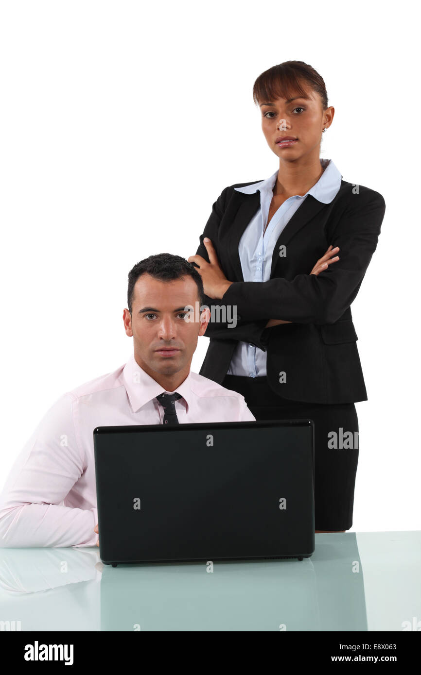 Driven business team Stock Photo - Alamy