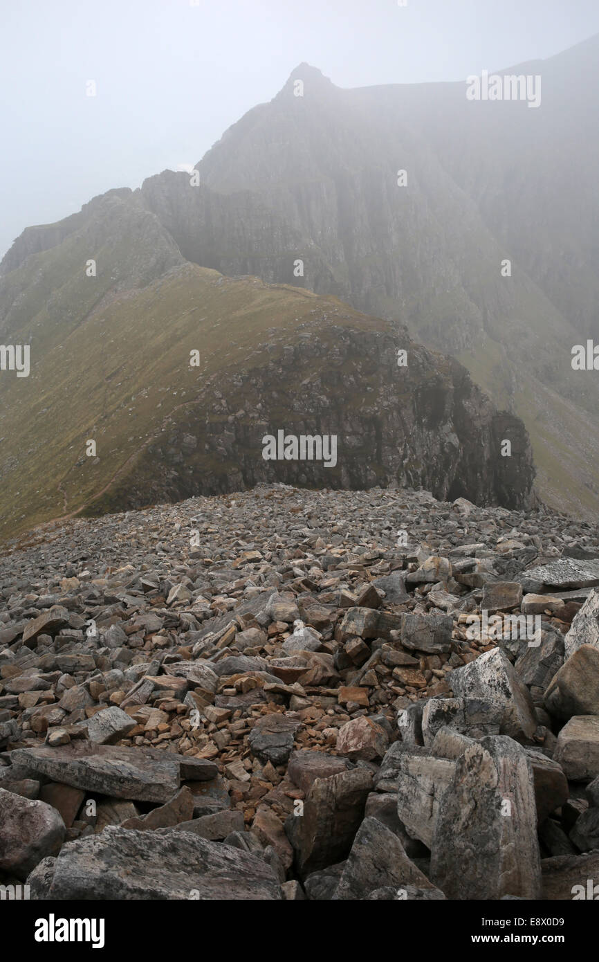 Ridge walk in Liathach - Torridon - West Highlands - Scotland - UK ...