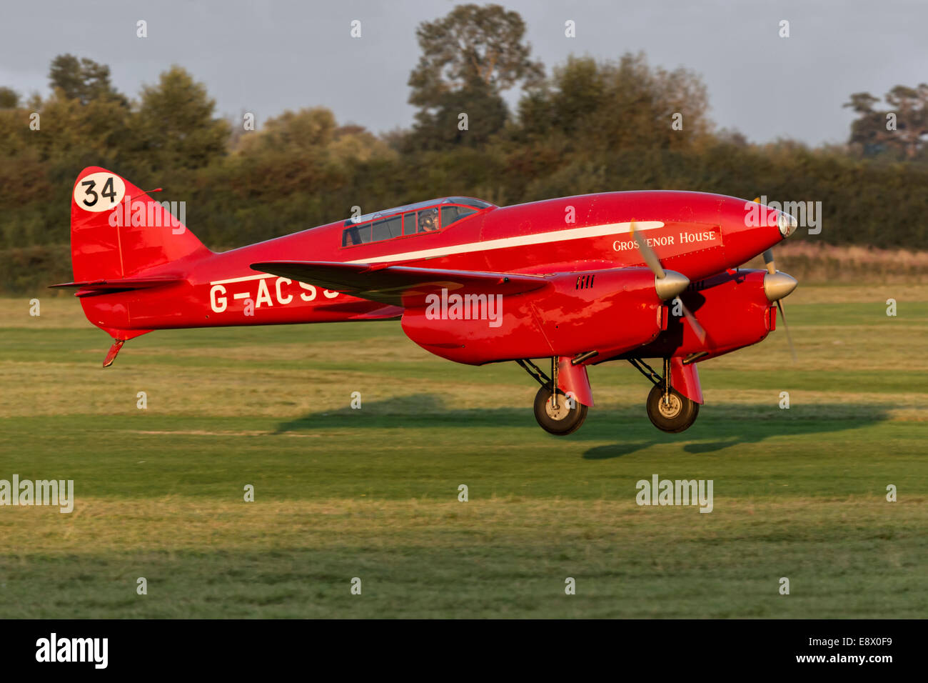 De Havilland DH80 Comet Racer Stock Photo - Alamy