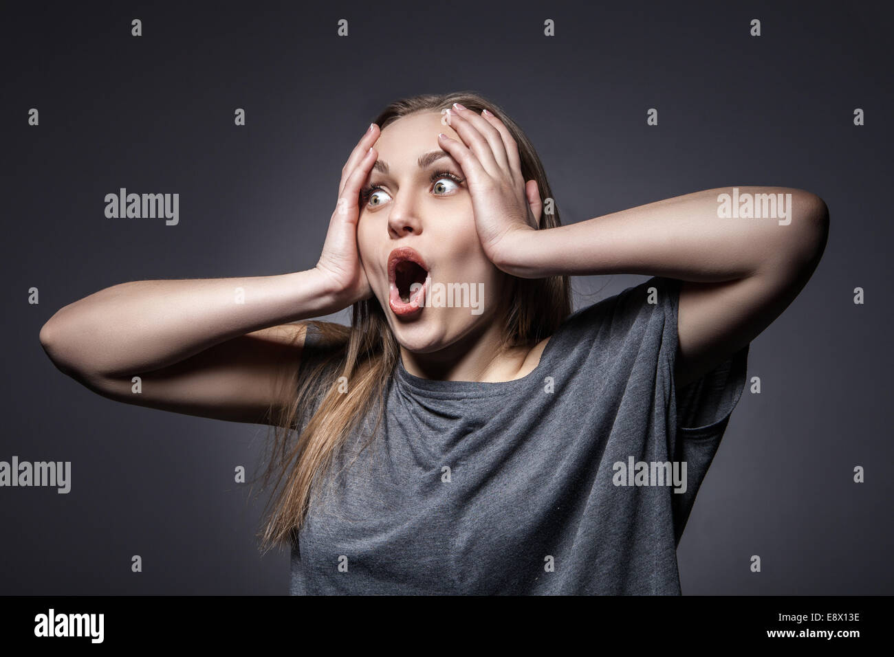 Suprised look hi-res stock photography and images - Alamy