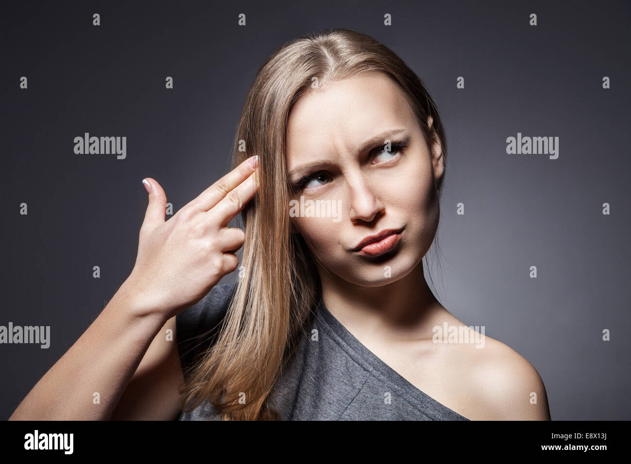Female hand holding gun isolated hi-res stock photography and images ...