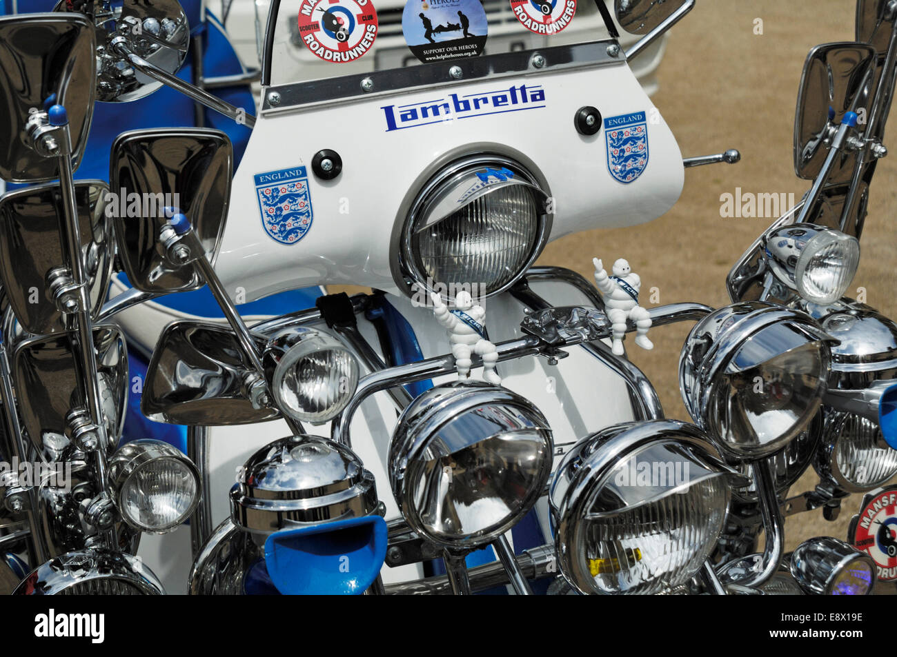 Lambretta scooter lights hi-res stock photography and images - Alamy